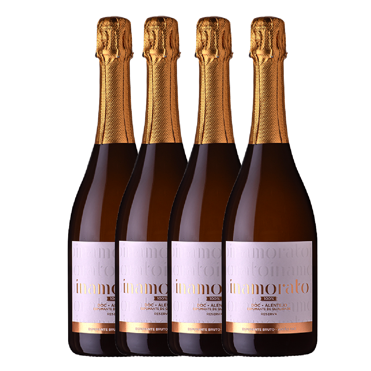 Inamorato Espumante Reserva Pack 4 Garrafas 750ml - Aromas do Sul